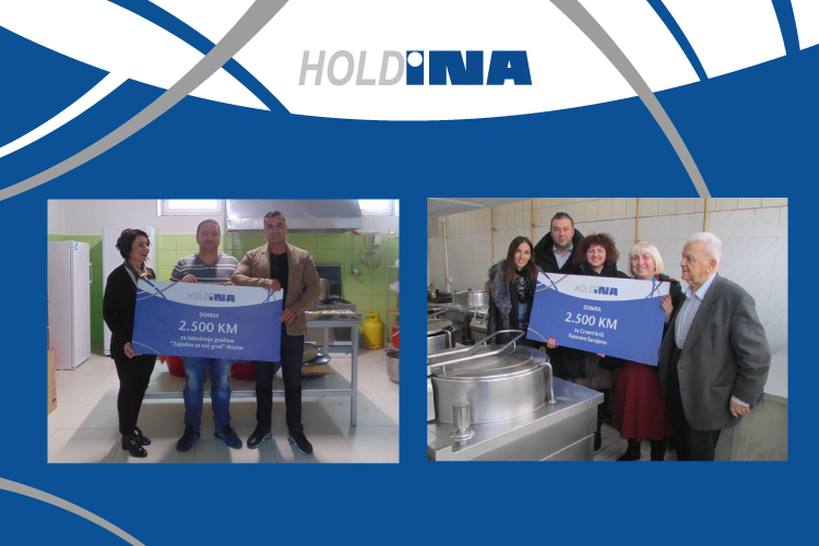 Holdina uručila donacije za dvije javne kuhinje - Holdina EP